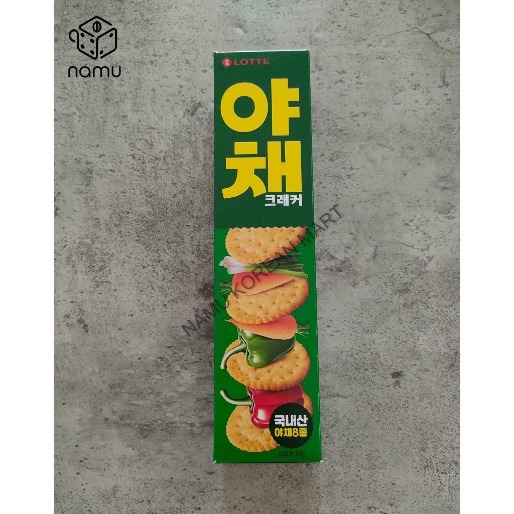 Lotte Vegetable Cracker 83gr/Vegetable Flavor Krekers/Korean Krekers ...