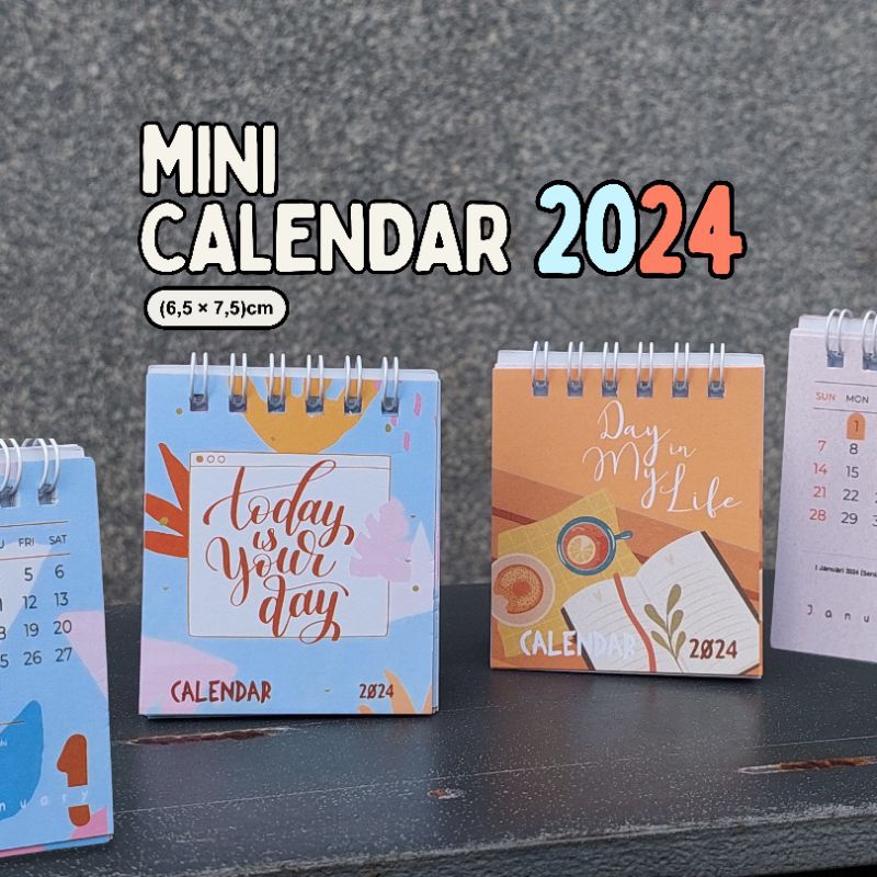 2024 Calendar | Mini CALENDAR | Desk Calendar | Shopee Philippines