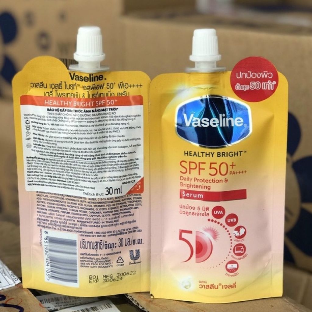 Vaseline GLUTA HYA ORI THAILAND SACHET 30ML | Shopee Philippines
