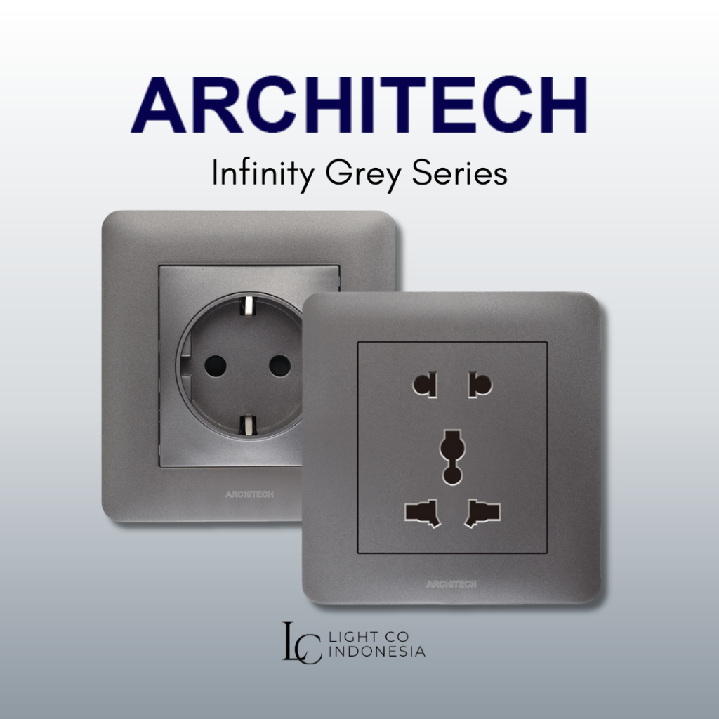 [ Lightco INDONESIA ] ARCHITECH INFINITY GRAY SERIES | Shopee Philippines