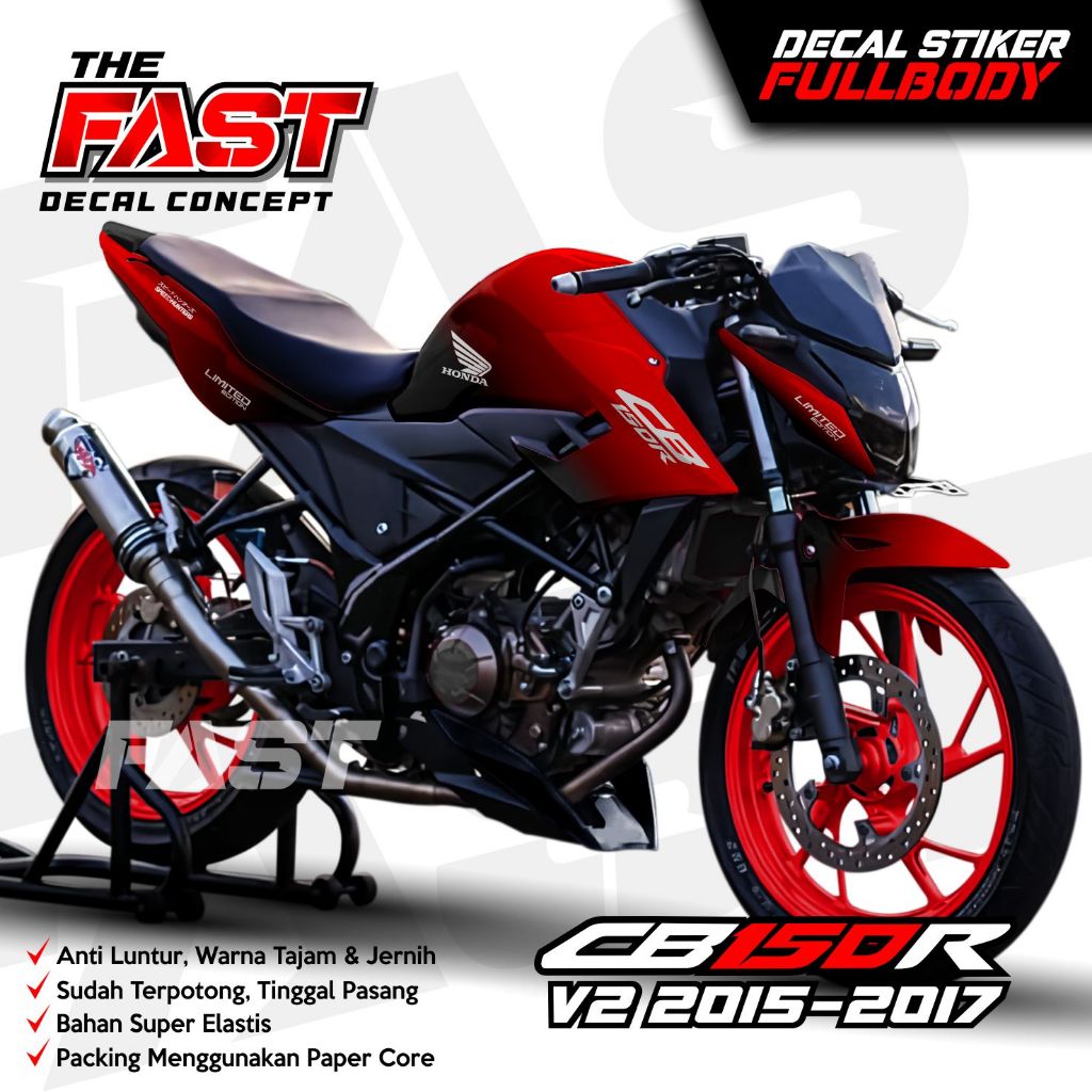 Sticker Decal Striping Honda Cb150r V2 Chameleon Newest Simple Cool ...