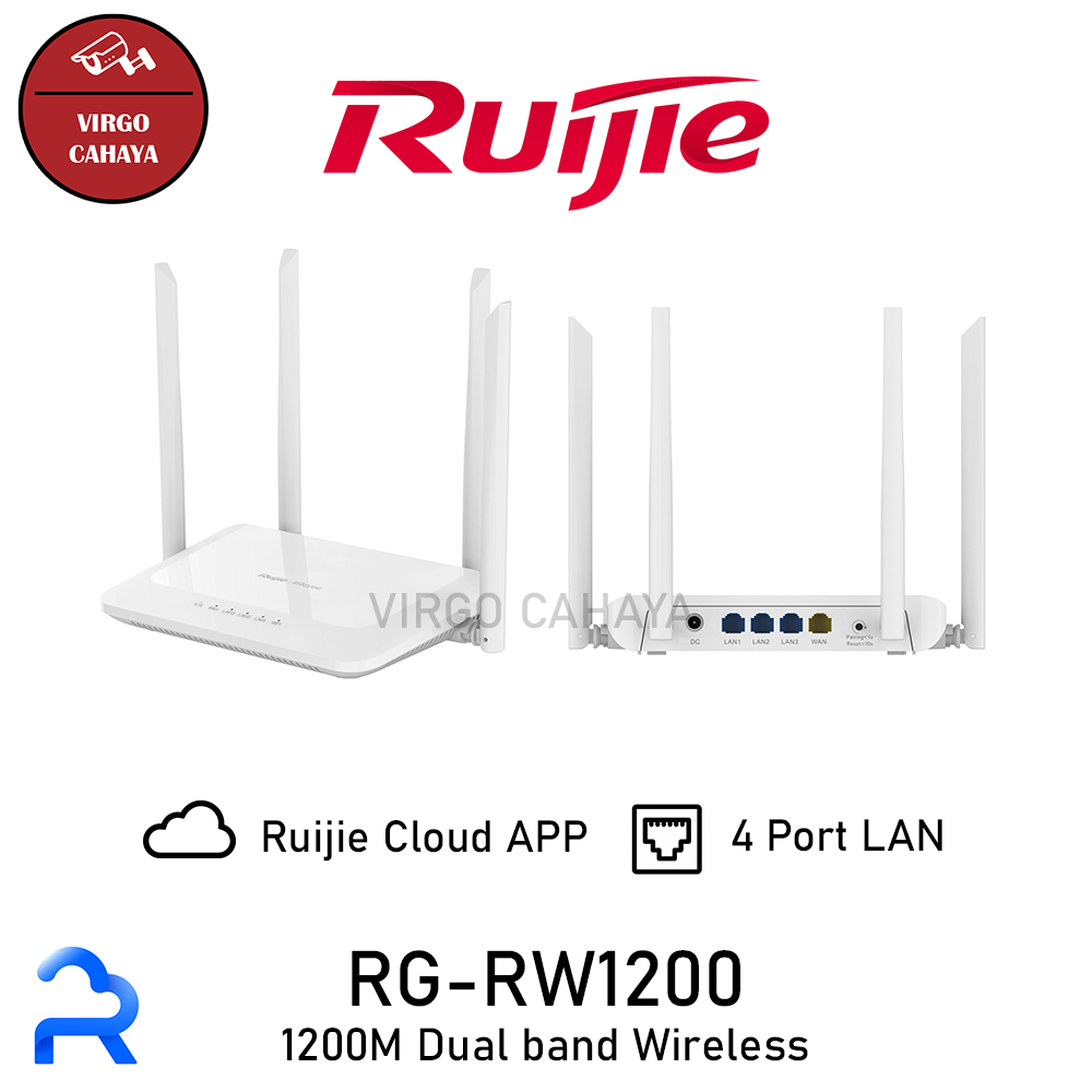 Ruijie Reyee RG EW1200 1200M Dual band Wireless Router | Shopee Philippines