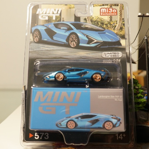 Mini GT Lamborghini Cyan FKP 37 Blu Aegir 573 Blister Version | Shopee ...