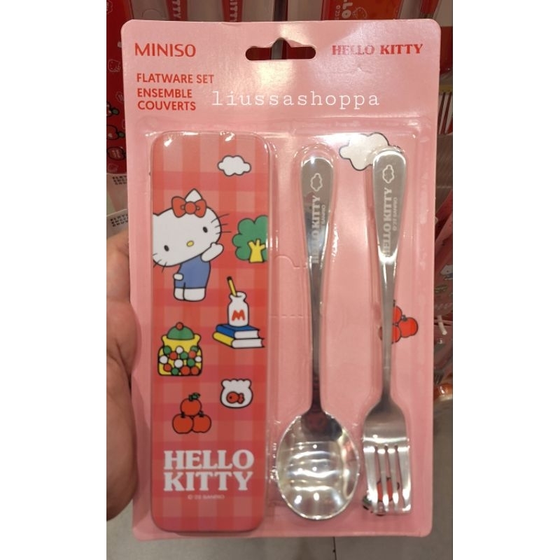 Miniso Cutlery - Sanrio Characters Adventure Series Flatware Set (Metal ...