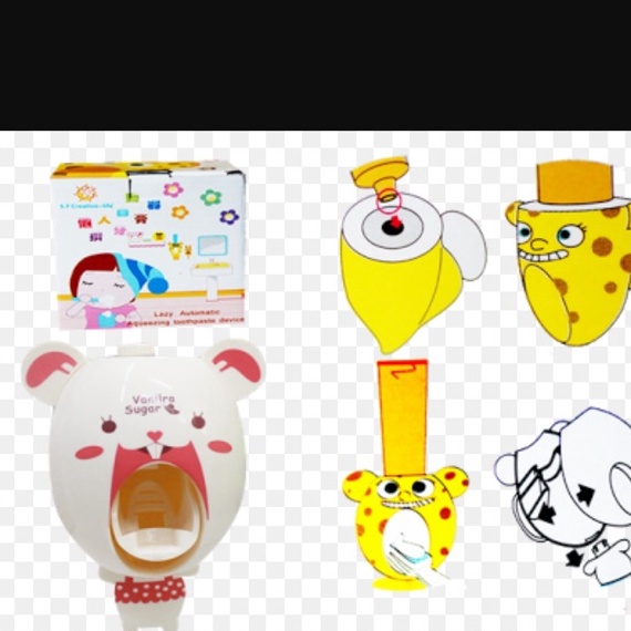 Best Selling COD Character toothpaste Dispenser | Shopee Philippines