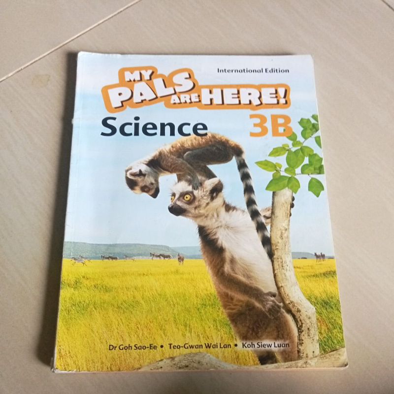 My PALS SCIENCE Original Book Class 3B Elementary School MARSHALL ...