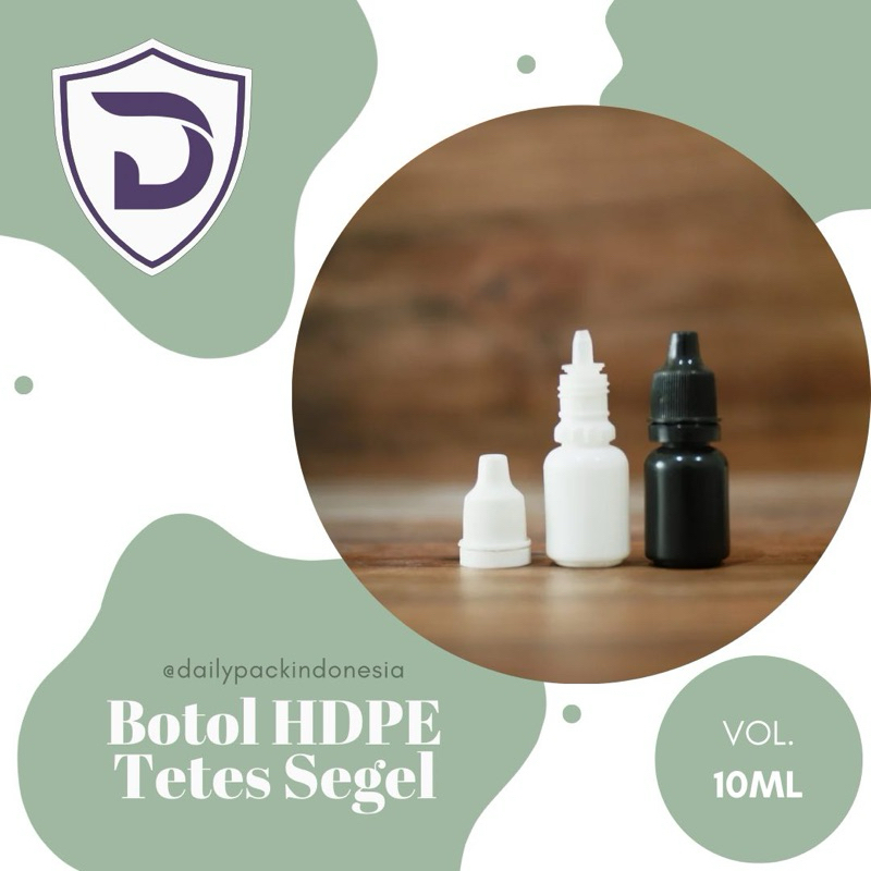 Dp - 10ml Seal Drip Bottle - 10ml HDPE Bottle+Seal Drip Cap | Shopee ...