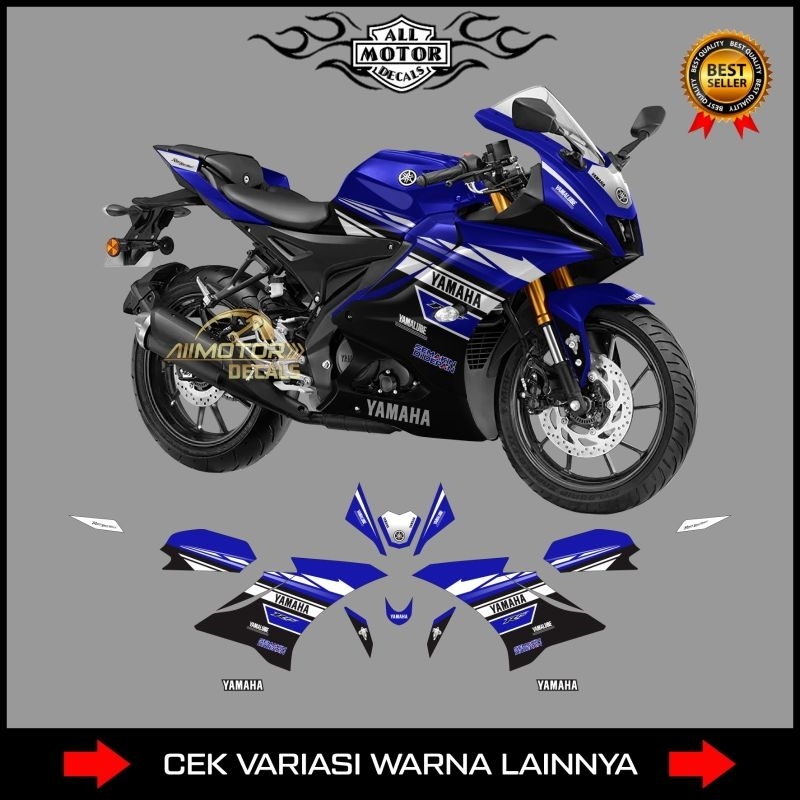 Striping Yamaha R15 V4 Livery Copy R25 / R15M Concept Motorcycle Decal ...
