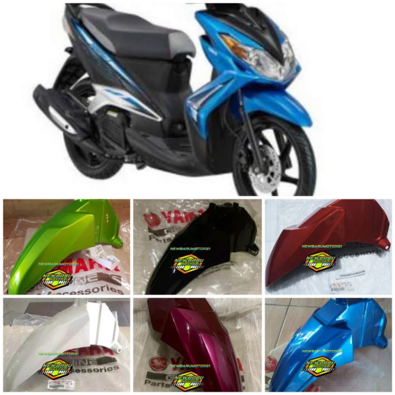 PUTIH XEON KARBU front fender, ORIGINAL YAMAHA WHITE XEON RC | Shopee ...