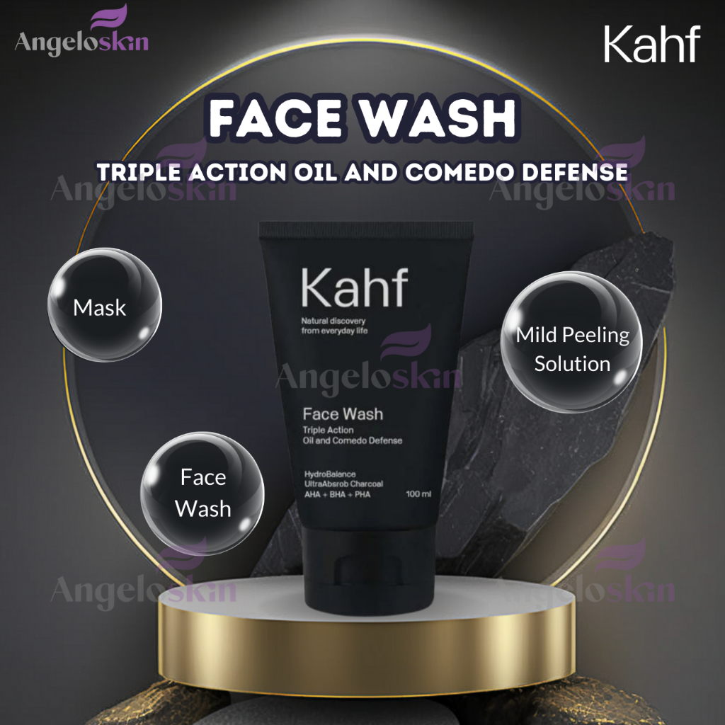 Angelo SKIN Kahf Triple Action Oil and Comedo Defense Face Wash 100ml ...