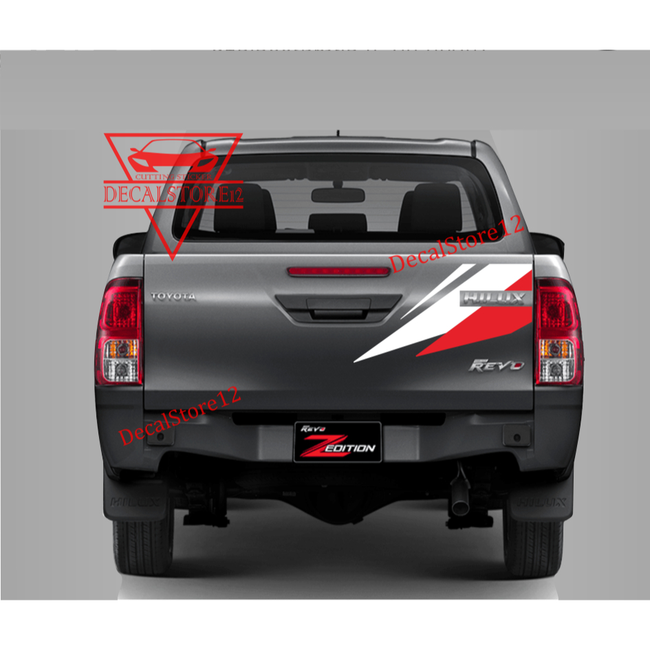 Sticker sticker toyota hilux revo sticker cutting hilux revo Car ...