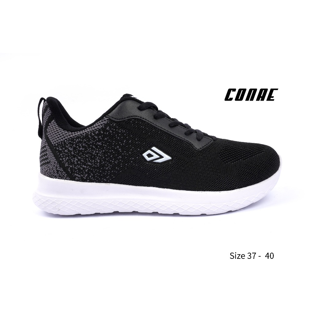 HITAM PUTIH Conae Shoes Sneakers Slip On Women/Teen Girls Silvana Black ...