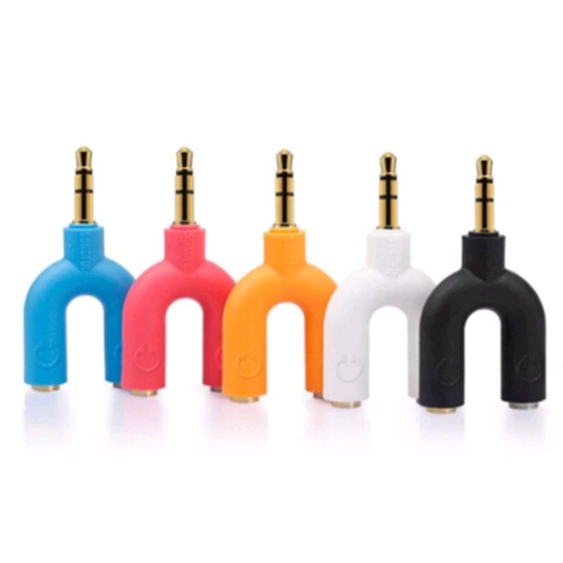 Audio Splitter Jack 3.5mm U Shape | Shopee Philippines