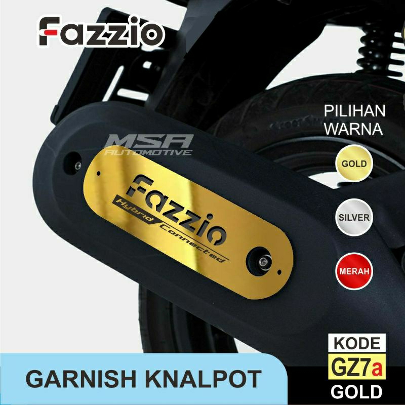 Yamaha Fazzio exhaust garnish, Yamaha Fazzio exhaust accessories ...
