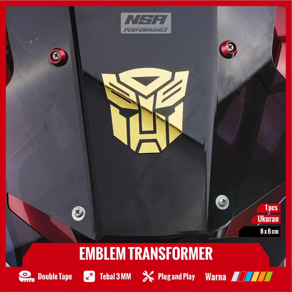 NSA EMBLEM SERVICEFORMERS LOGO TRANSFOMERS 3D LOGO EMBLEM embossed CAR ...