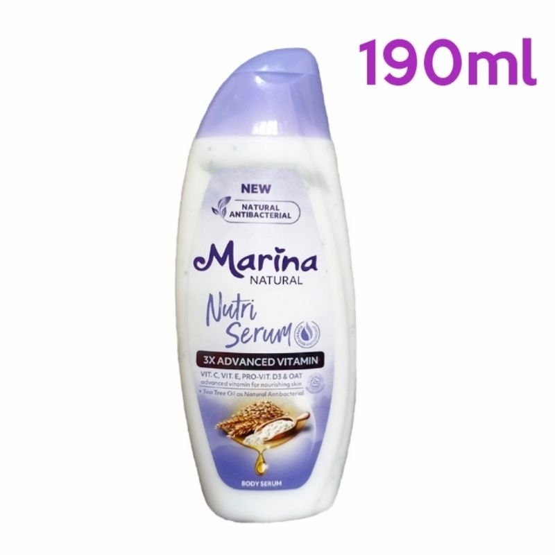 Marina Hand & Body Lotion Natural Nutri Serum 190ml | Shopee Philippines