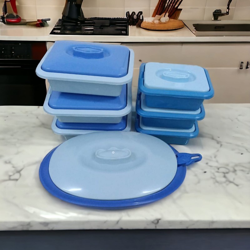 Oval Bowl Set + Medium SIze Lunch Box + Small SIze Lunch Box (Mori Set ...