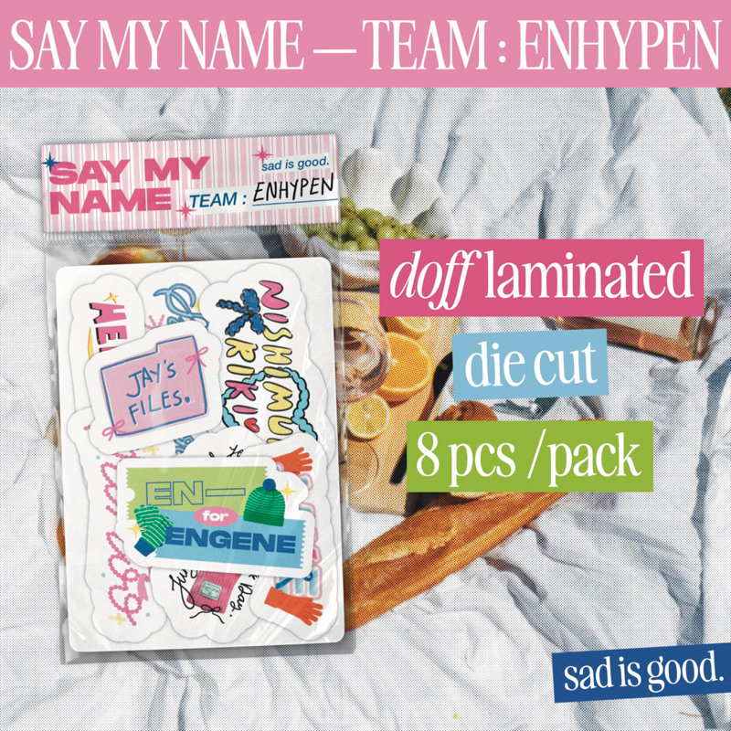 Enhypen member Name sticker - Say My Name | Shopee Philippines