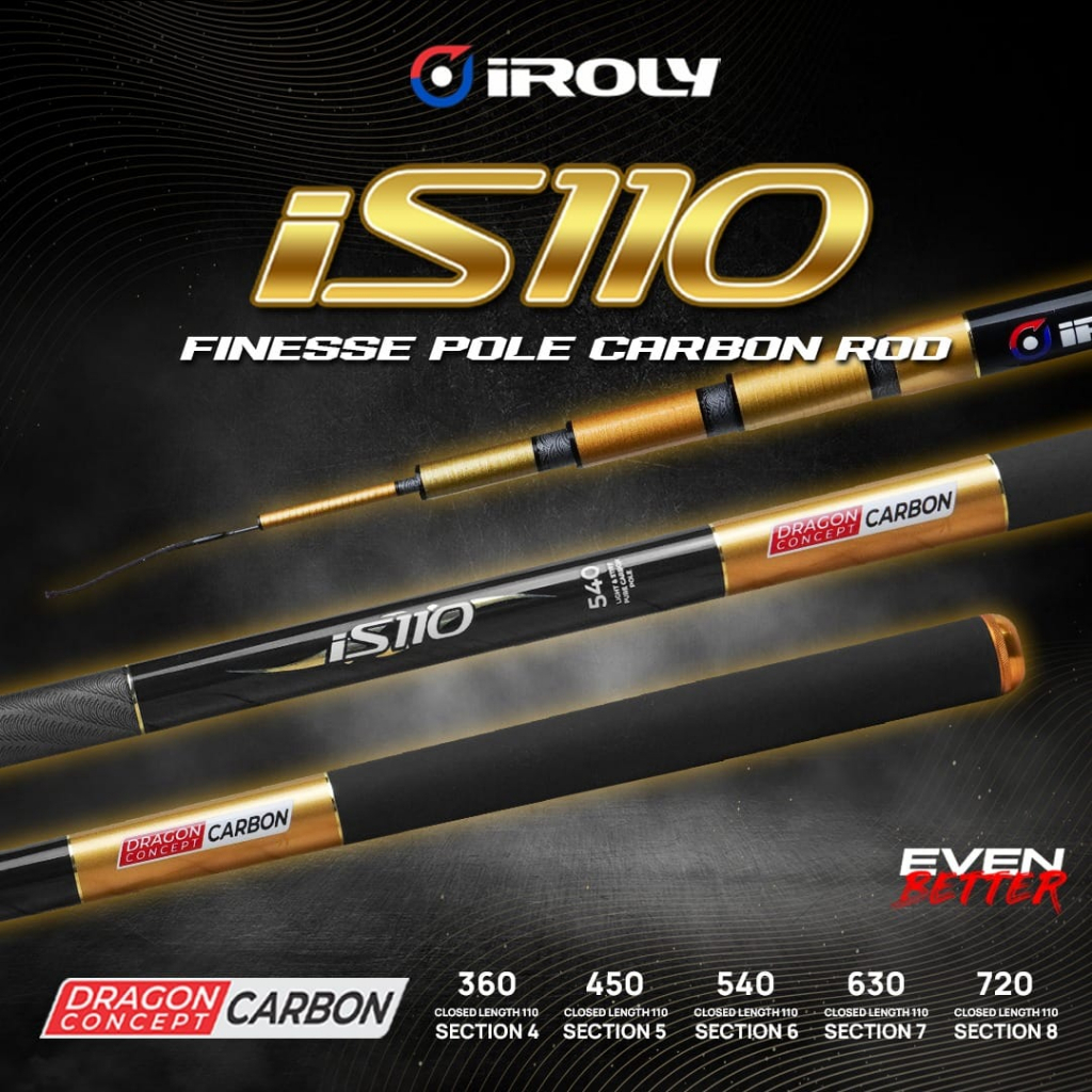 Iroly IS110 POLE CARBON Tile Rod | Shopee Philippines