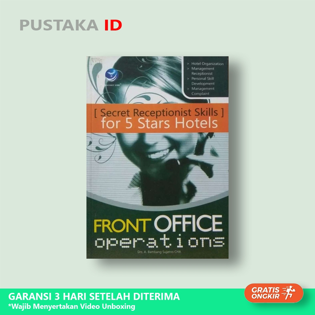 Front Office Operations Book (Secret Receptionist Skills For 5 Stars ...