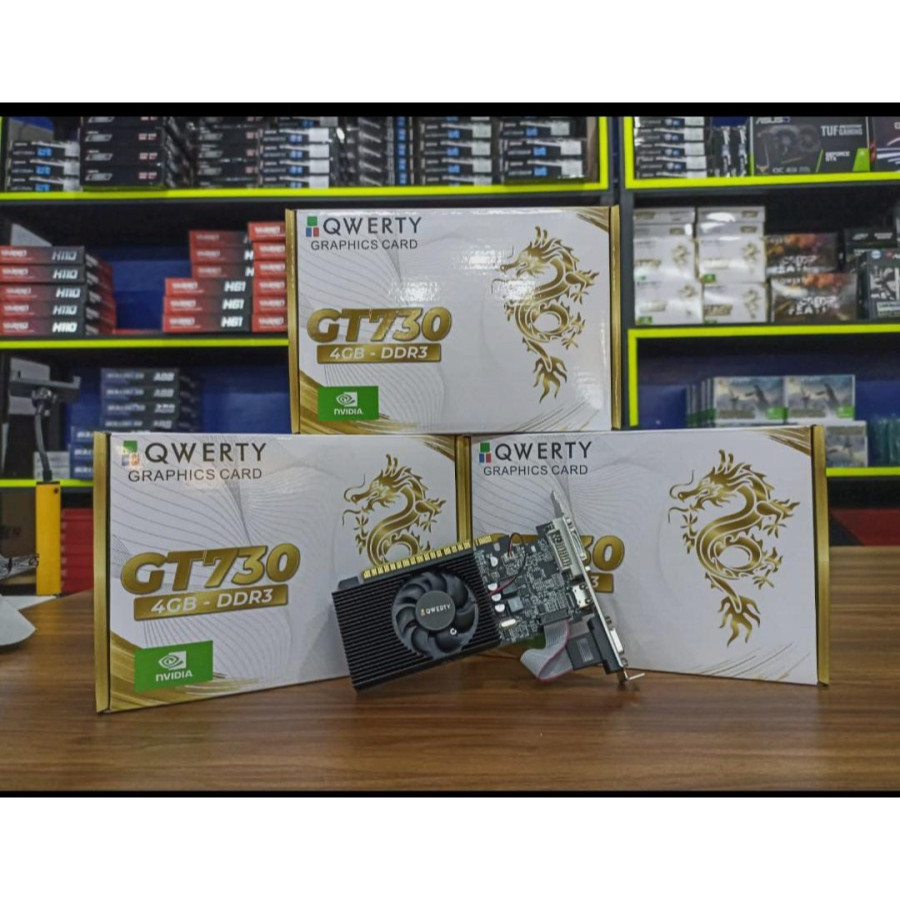 VGA GT 730 4GB 128 BIT DDR3 QWERTY BRAND | Shopee Philippines