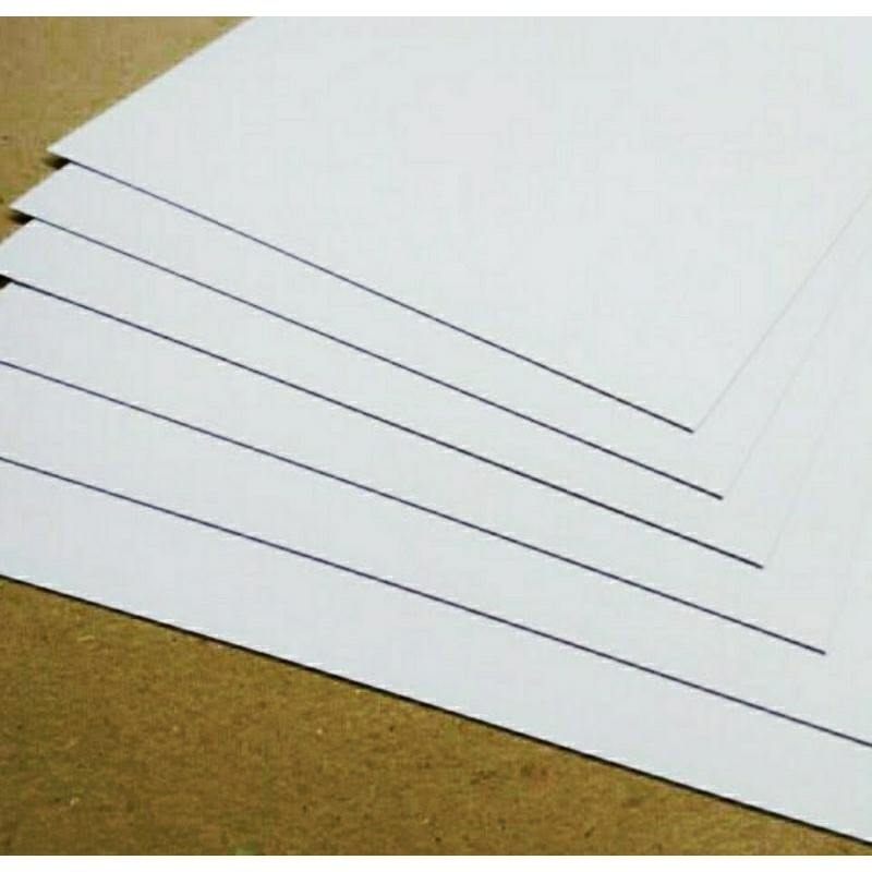 BW 250 GSM A4 Paper contains 50 Sheets / Doff Bluish white Thick ...