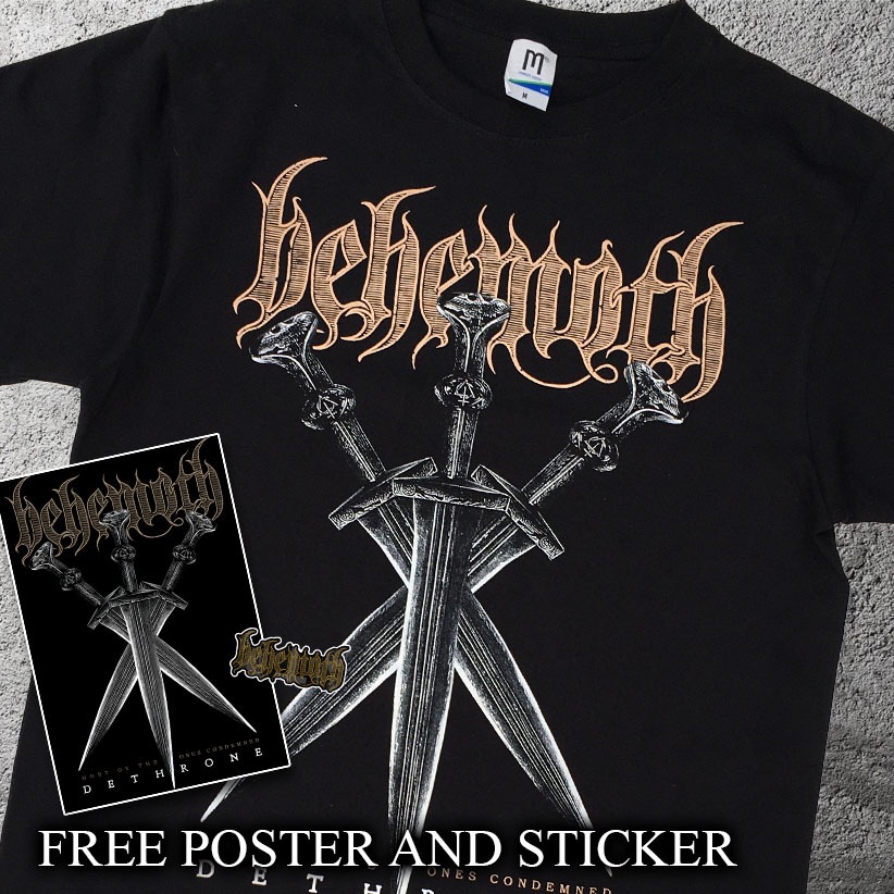 Dethrone T-Shirt - BEHEMOTH | Shopee Philippines