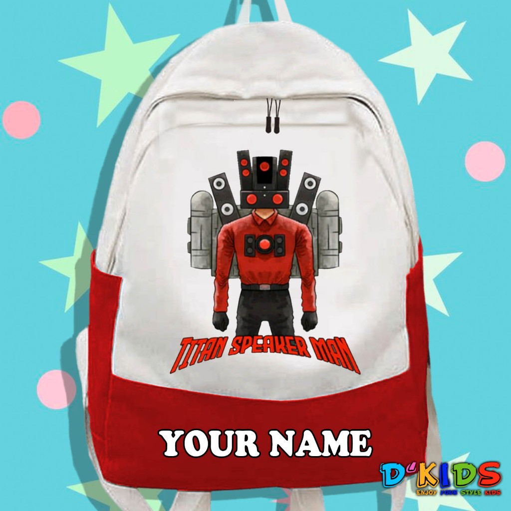 Backpack Bacpack For Elementary School Children Animation Skibidi ...