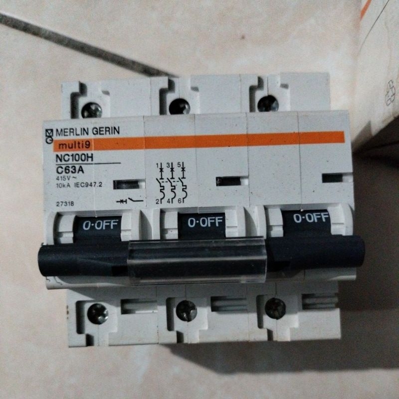 New MCB JUMBO MERLIN GERIN 63A | Shopee Philippines