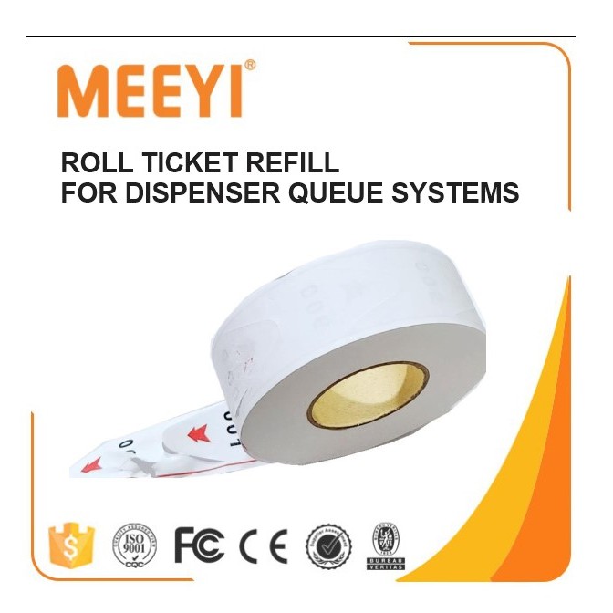 1 Roll Of refill Ticket Number Contents dispenser Queue Number Call ...