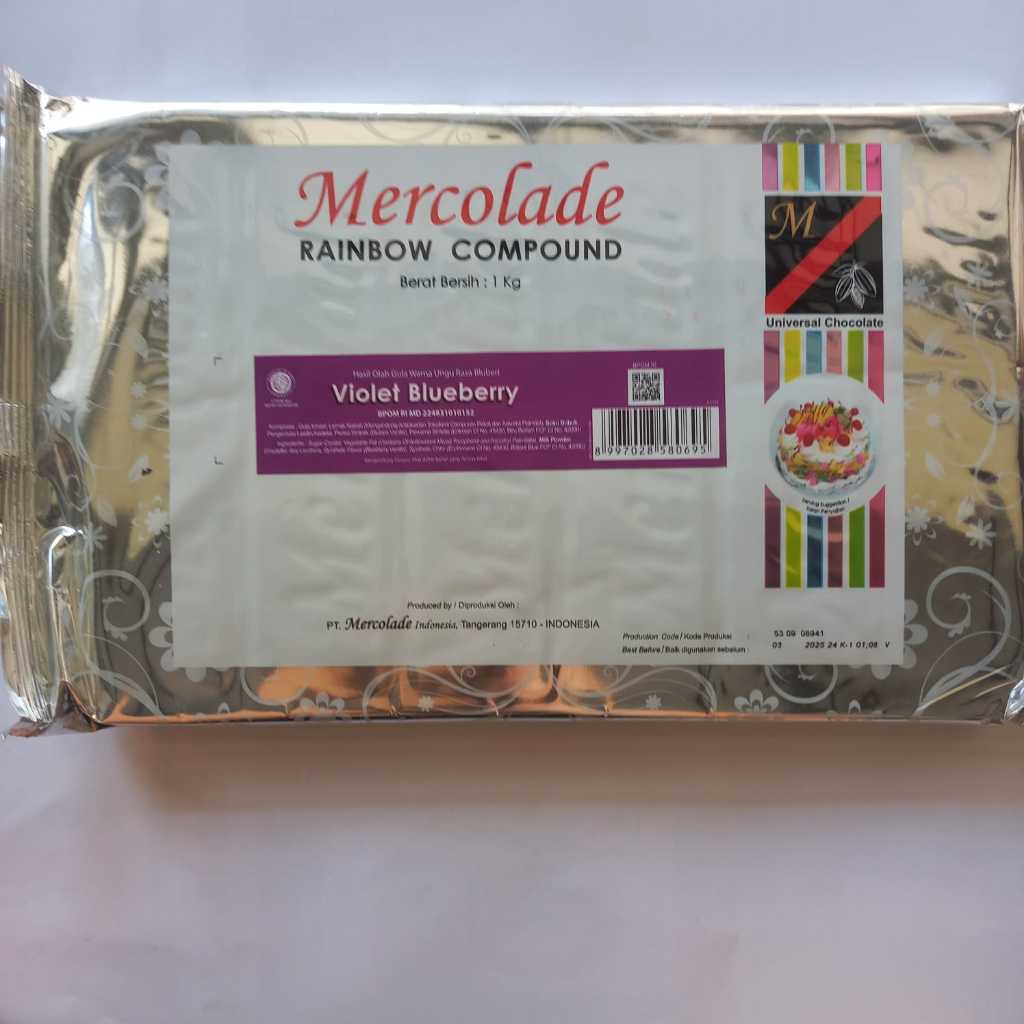 Mercolade Chocolate Compound Violet Blueberry 1kg | Shopee Philippines