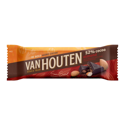 VAN HEN Semi Sweet Almonds Chocolate Bar 40 g | Shopee Philippines