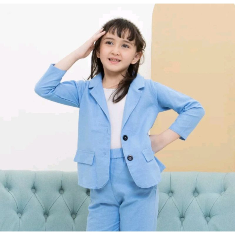 Blazer Suits For Girls Aged 2-13 Years | Girls Blazer Top | Shopee ...