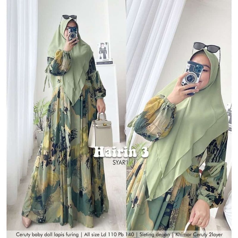 Hairin SYARI 3 LABELS MADANI | Shopee Philippines