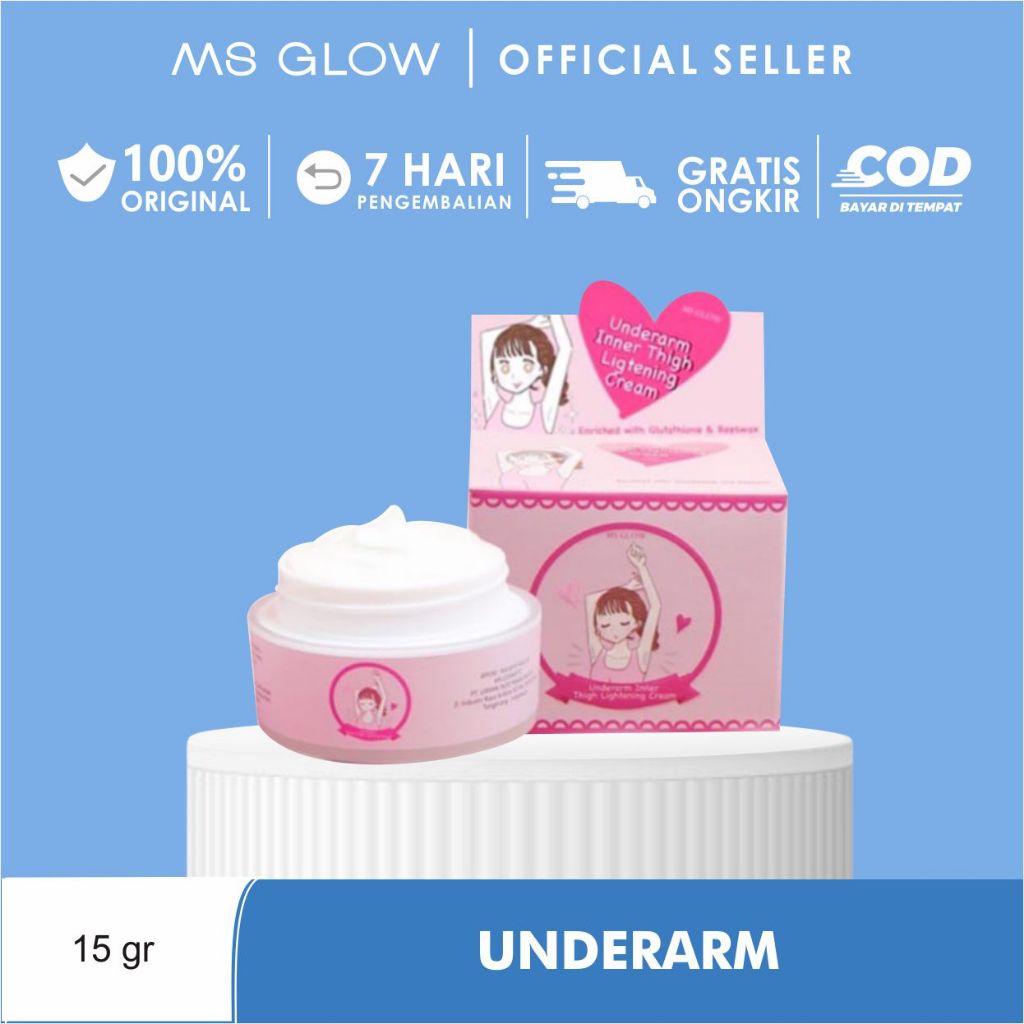 Ms Glow - Underarm Cream - Whitening Folds | Shopee Philippines