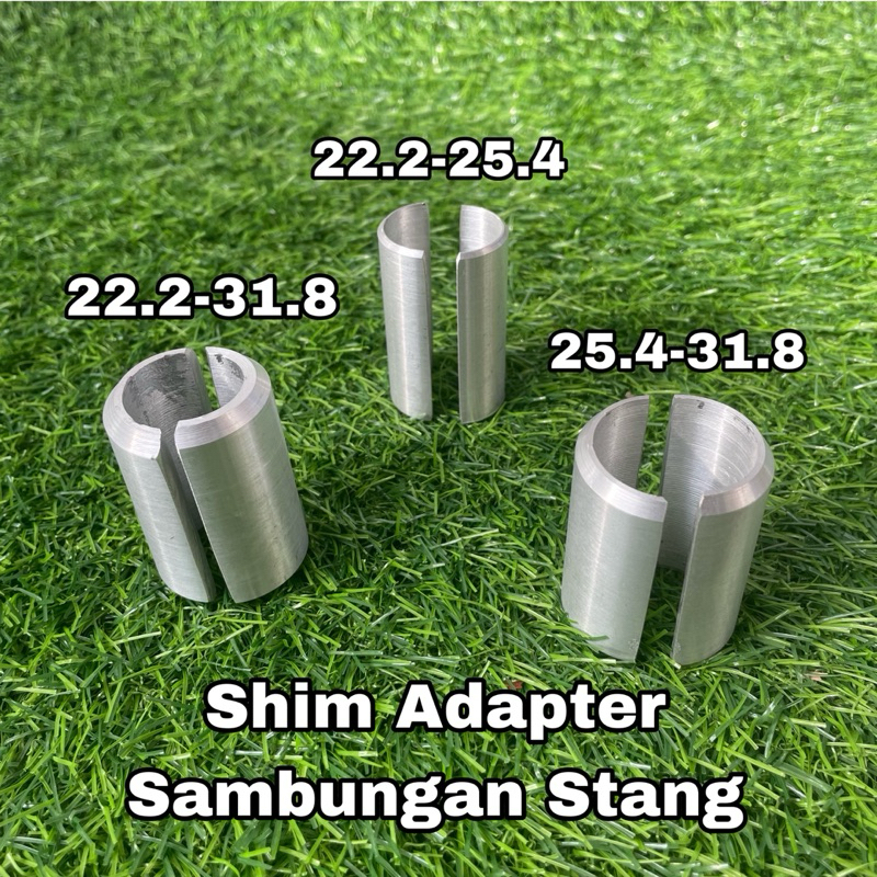 SHIM ADAPTER CLAMP STEM HANDLEBAR CONNECTION SIZES 22,2 - 31,8 AND 25,4 ...