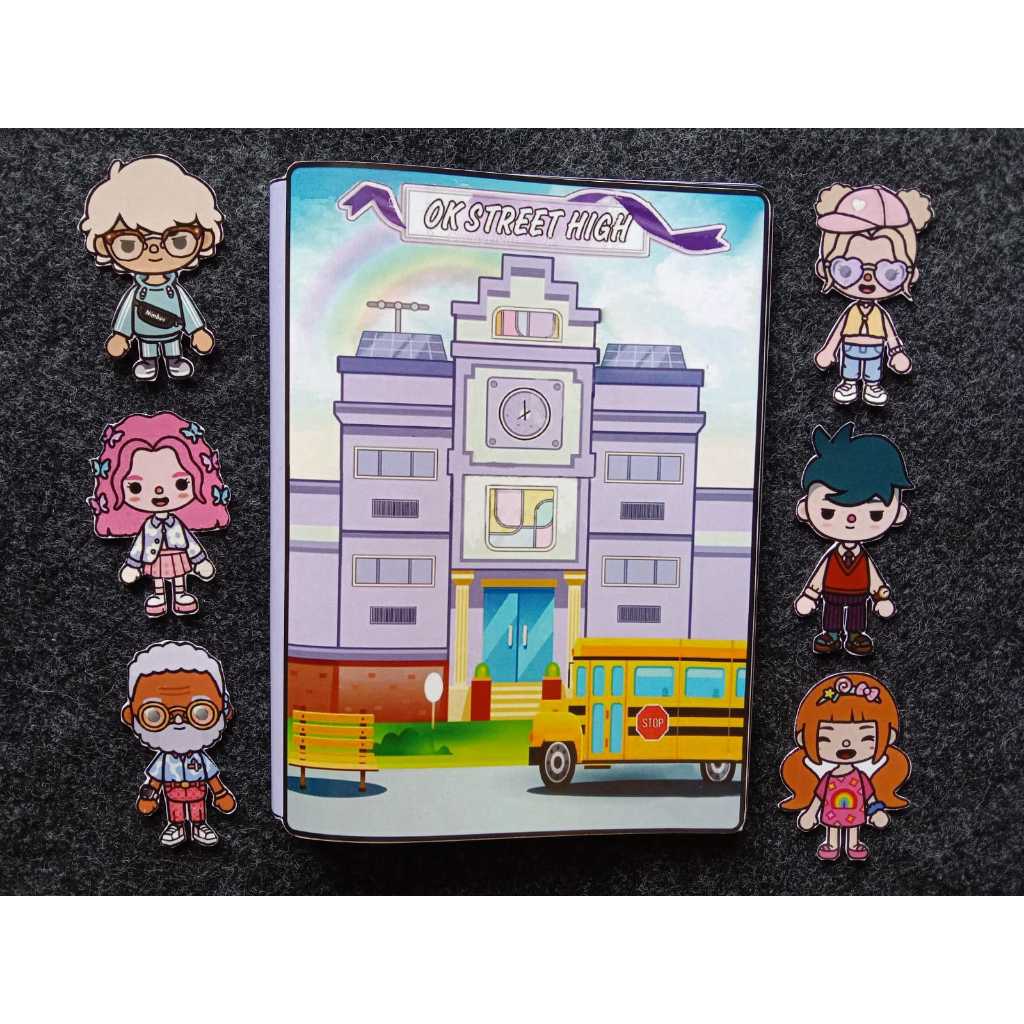 Paper doll toca boca school series toka boka school | Shopee Philippines