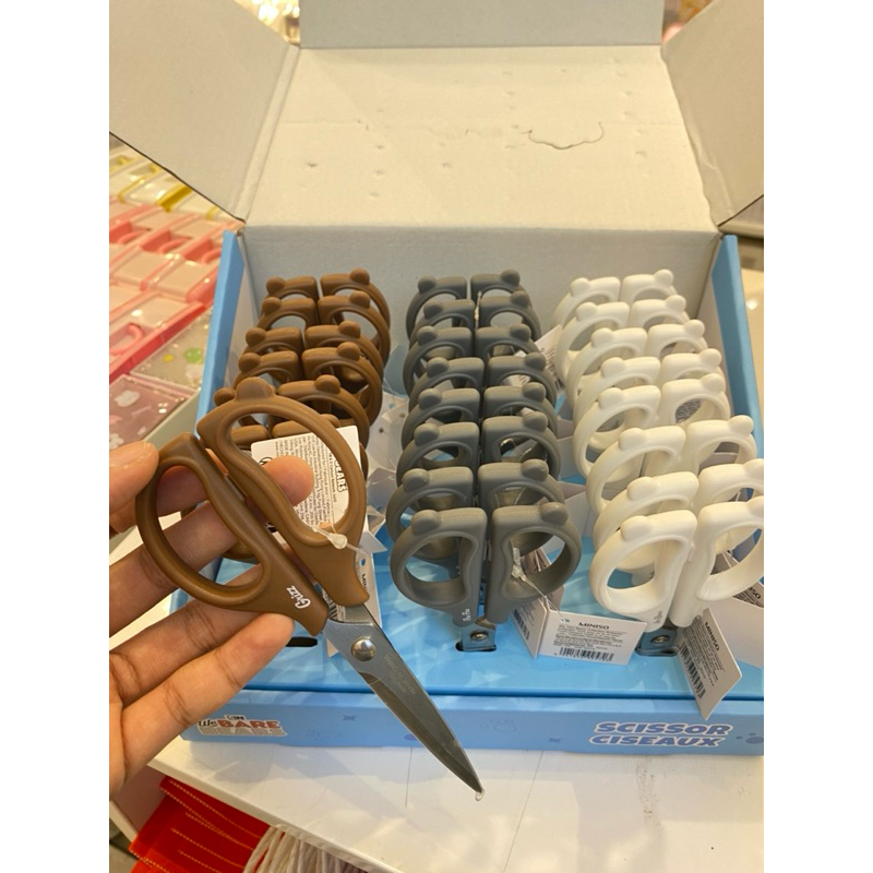 Miniso SCISSORS We bare bears / super sharp SCISSORS MINISO / paper ...