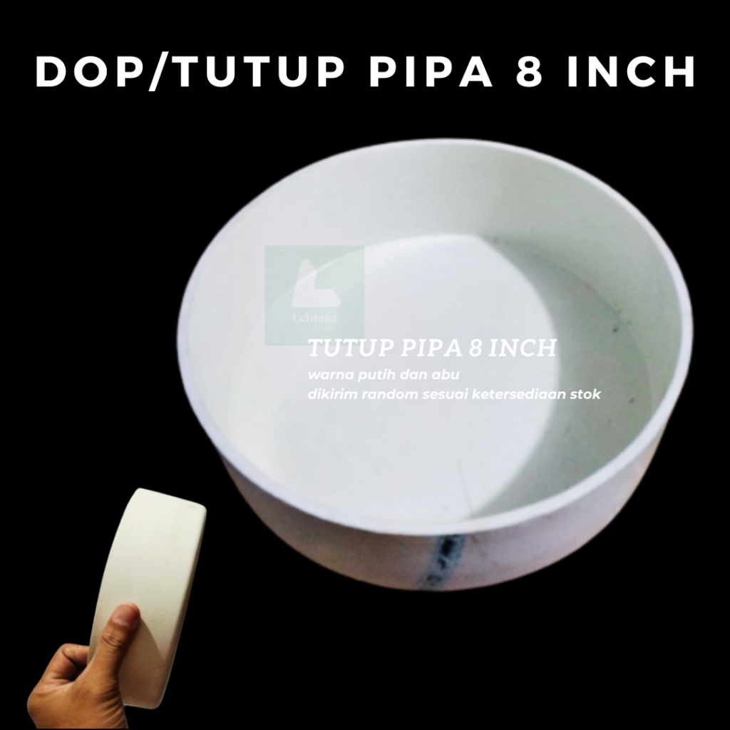 Pipe LID SIZE 8 INCH PVC DOP PARALON COVER | Shopee Philippines