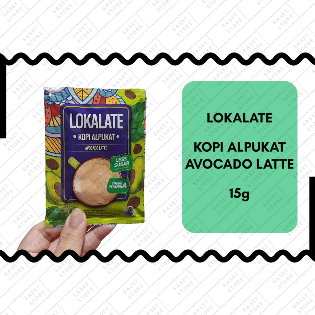 Lokalate Kopi Avocado Latte 15g Instant Coffee Powder Sachet | Shopee ...