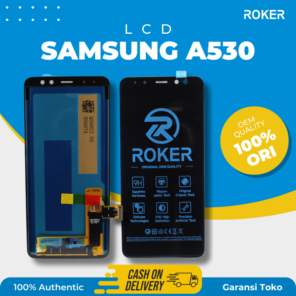Samsung GALAXY A530 FULLSET LCD TOUCHSCREEN ORIGINAL BY ROKER | Shopee ...