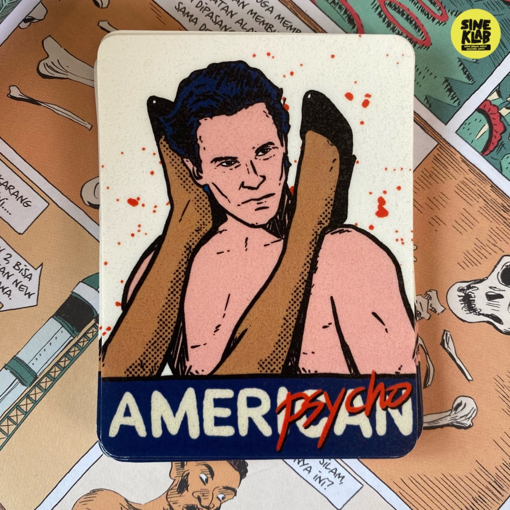 Sineklab - AMERICAN PSYCHO film sticker - Film / Movie / Cinema ...