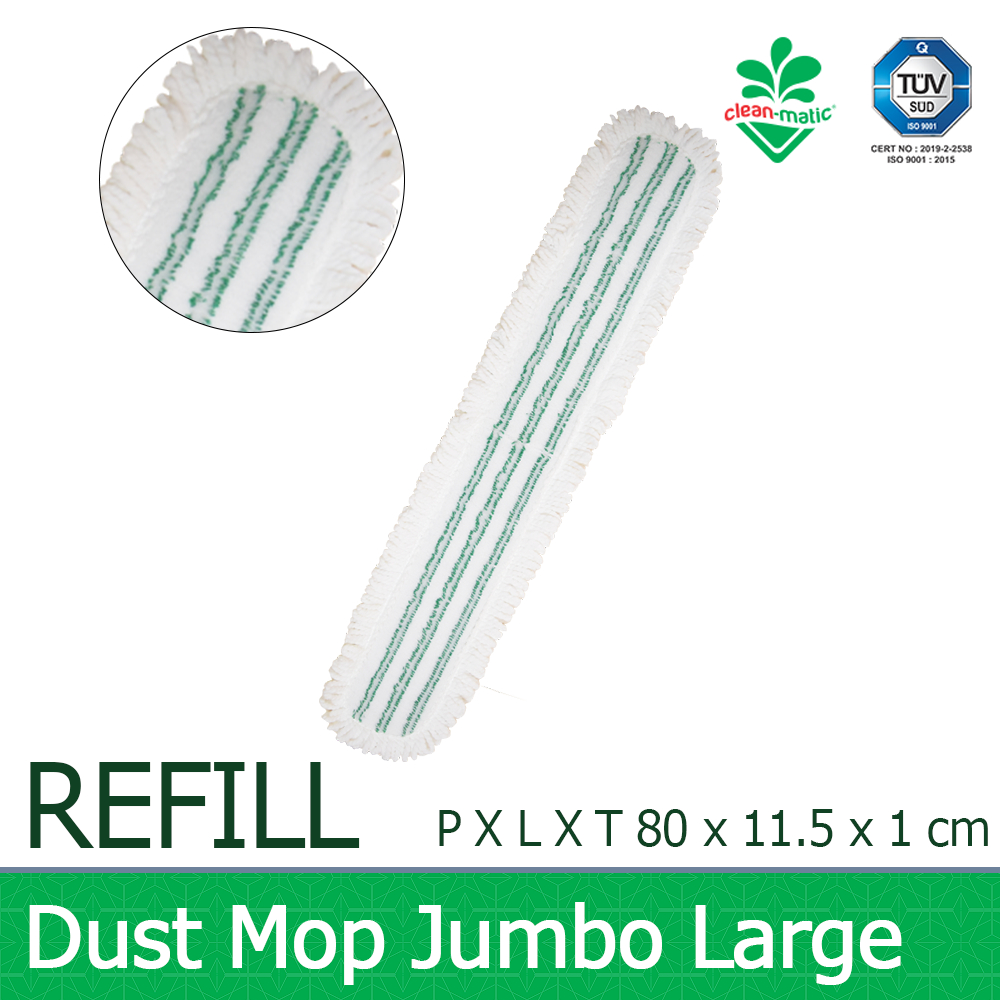 OCA REFILL Microfiber Dust Mop Dust Pusher 80cm 210107 Cleanmatic Jumbo ...