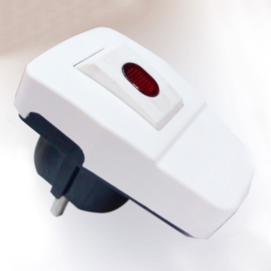 Broco Flat Plug/Plug, Ground, L, Plug +SWICTH | Shopee Philippines