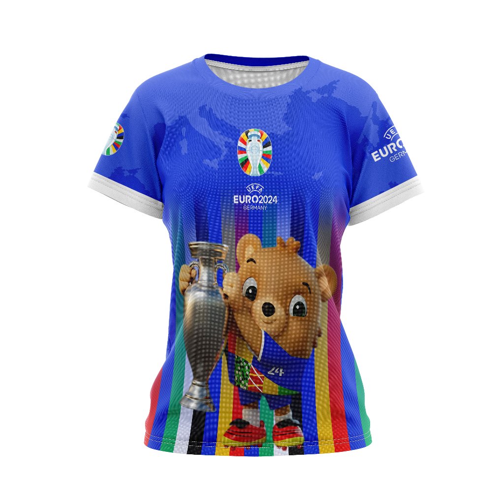 Gameplan - Women's Clothes Euro 2024 Jersey T-Shirt UEFA Germany Mascot ...
