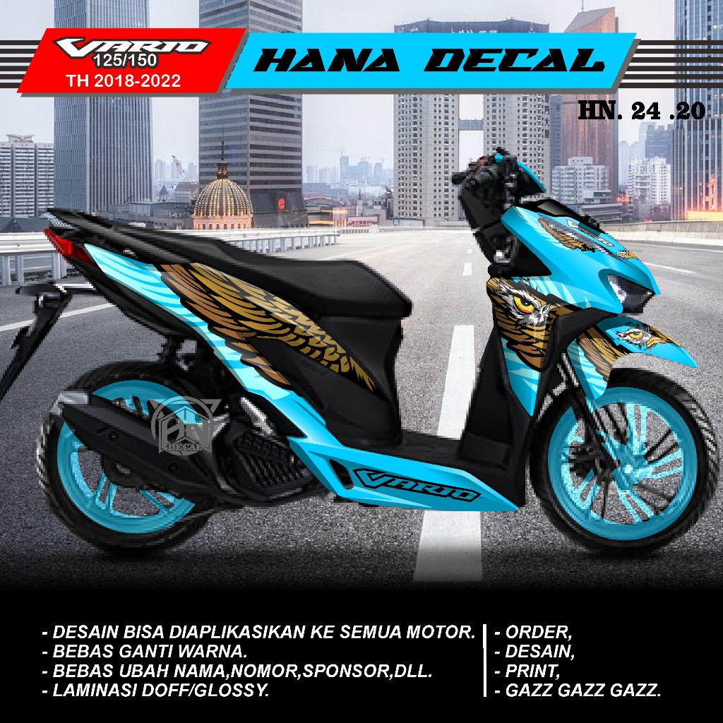 Decal Sticker FULL BODY VARIO 150 And 125 NEW DEKAL Sticker VARIO NEW ...
