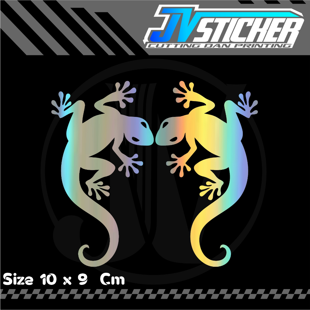 Lizard sticker contains 2 motorbike cutting stickers | Shopee Philippines