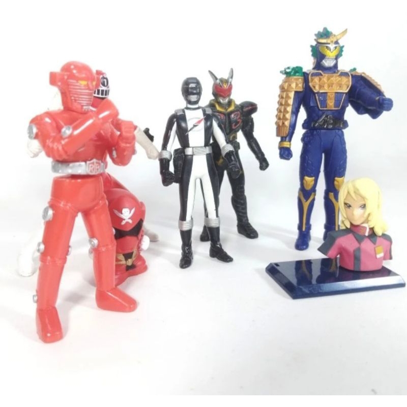 Kamen rider Super Sentai soft vinyl figure mix set | Shopee Philippines
