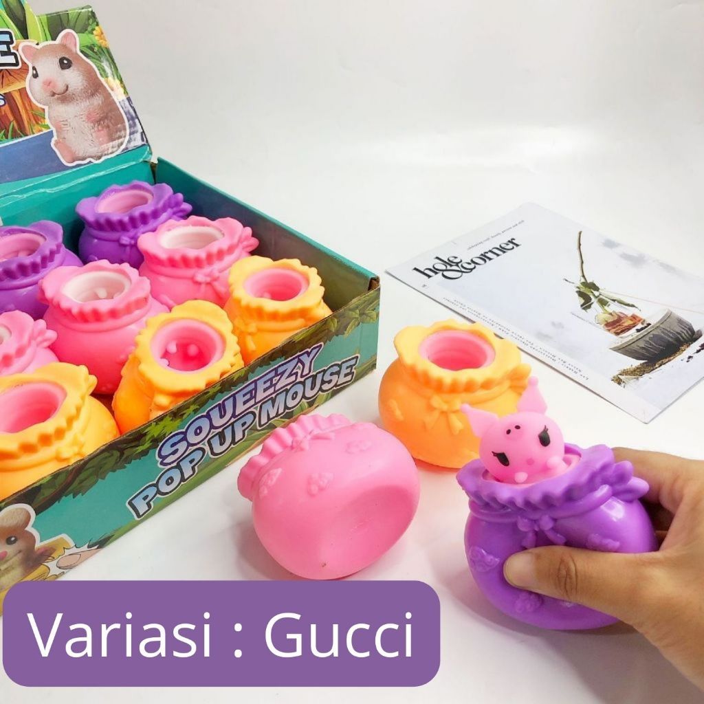 Educational Toys Squishy Pop It Squishy Squirrel Squeeze Honey ...