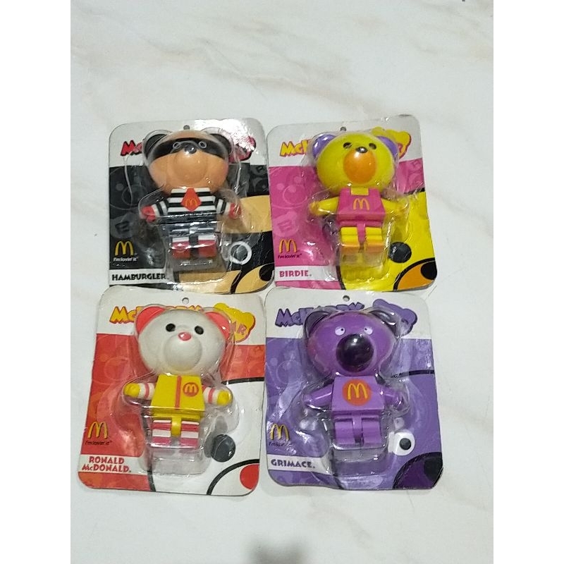 FIGURE MCD MCDONALD'S HAPPY MEAL TOYS - MCHAPPY TEDDY BEAR | Shopee ...